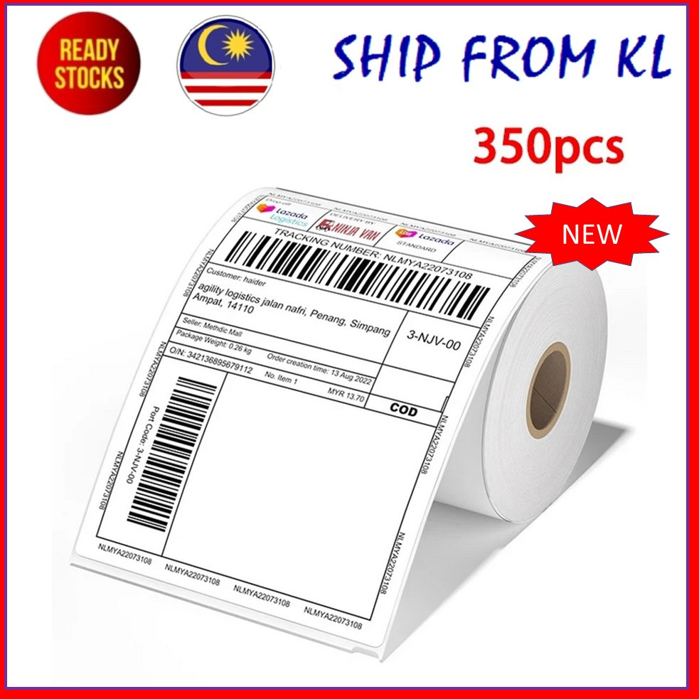 A6 Thermal Sticker AWB /Air Waybill/ Thermal Paper Roll/ AWB Shipping ...