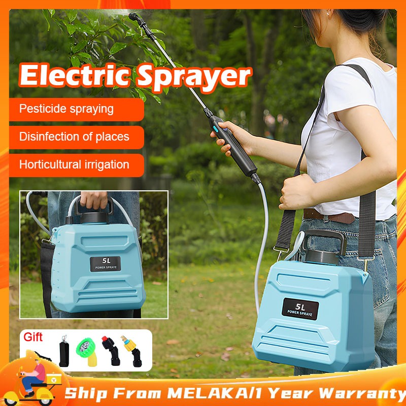 5/8L Portable Rechargeable Sprayer Chemical Garden Pressure Sprayer ...