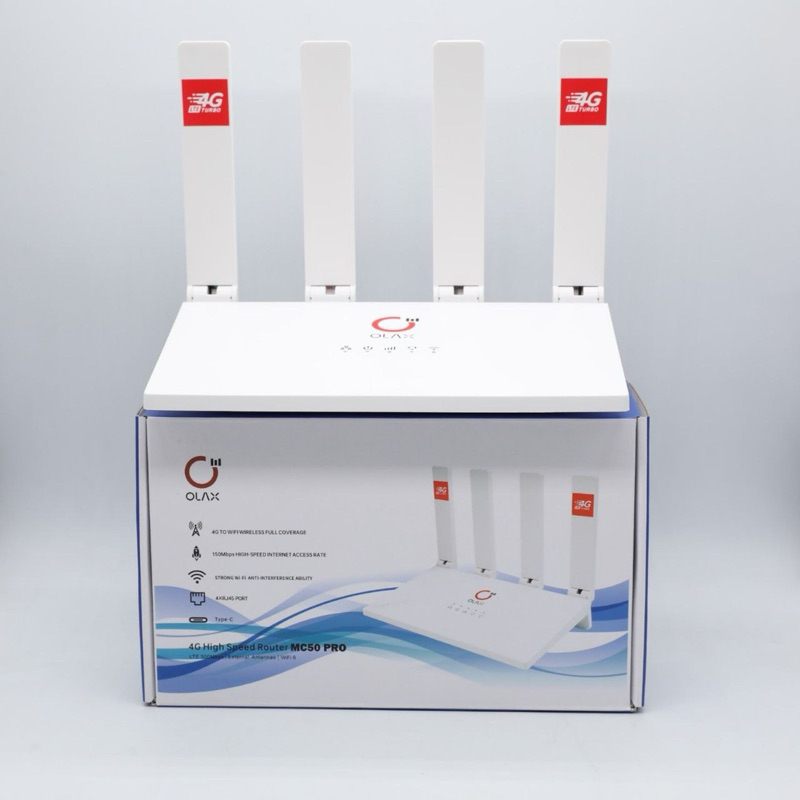 Router Wifi OLAX MC50 PRO 4 LAN PORT [READY STOK MALAYSIA] | Shopee ...