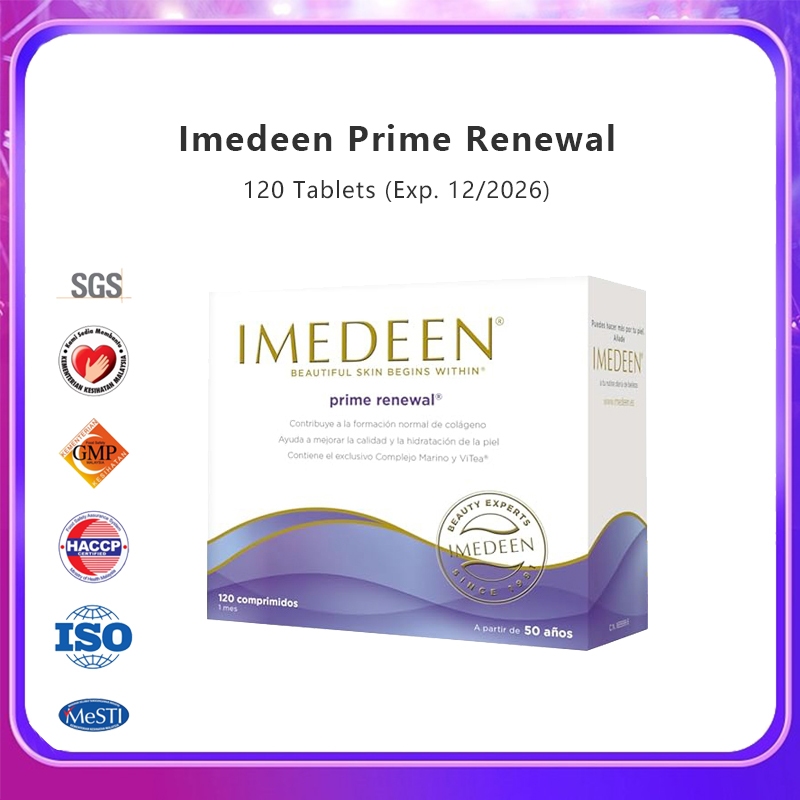 Imedeen Prime Renewal Beauty & Skin Supplement (Ages 50+) 120 tablets ...