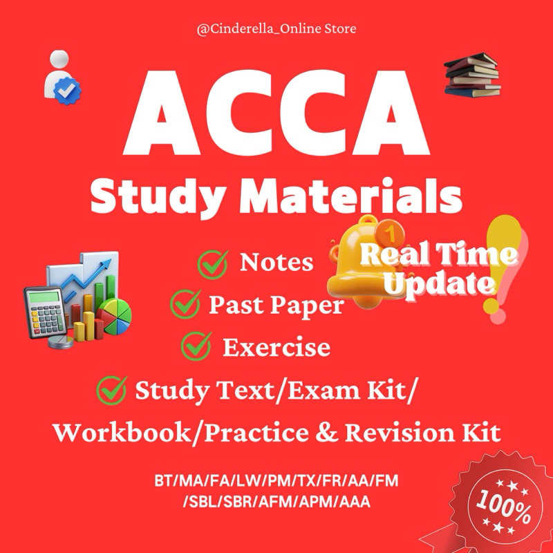 L01_📕🧮24/25&25/26 ACCA Study Materials｜Notes｜PastPaper｜BT MA FA LW PM ...