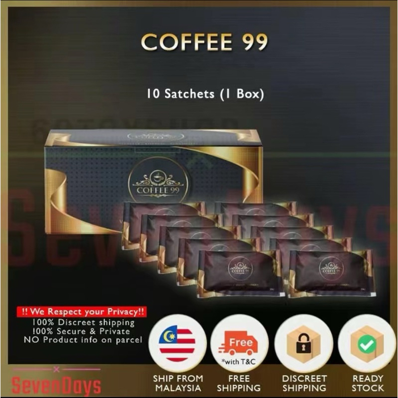 Kopi Kuat COFFEE 99 Original 10 in 1 Box 100% Original Malaysia ...