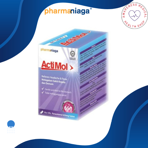 Actimol Paracetamol 650MG Tablets 100'S | Shopee Malaysia