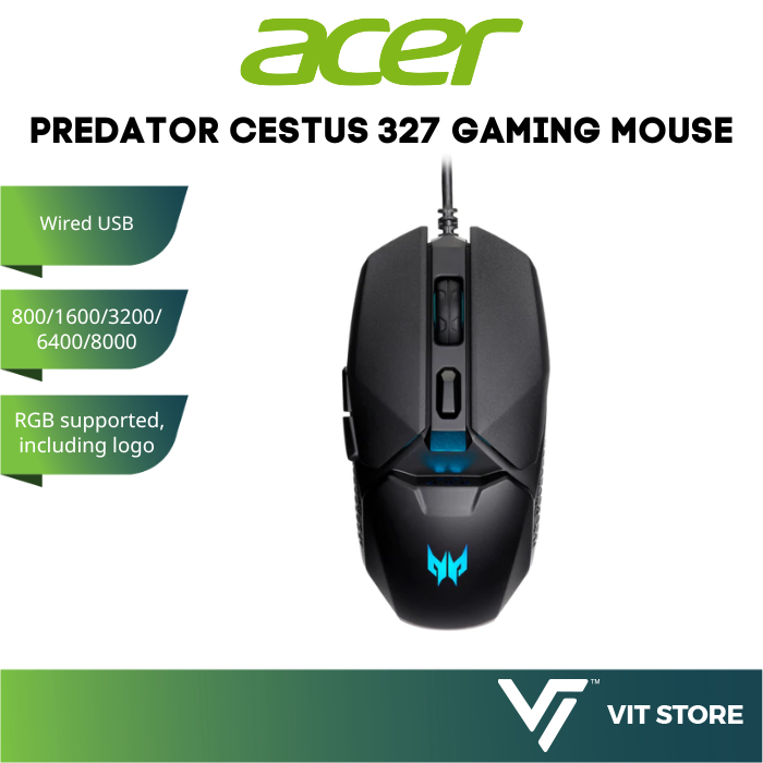 ACER PREDATOR CESTUS 327 GAMING MOUSE | Shopee Malaysia