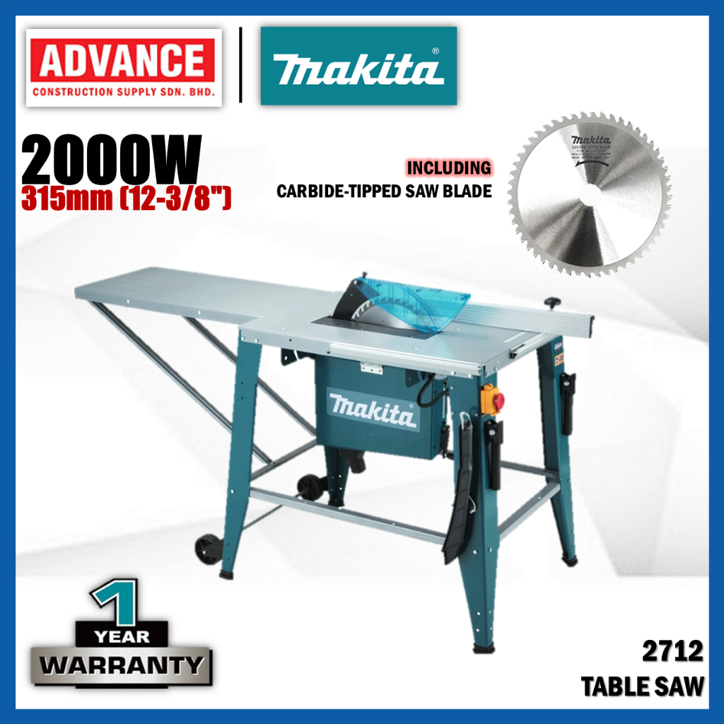 MAKITA 2712 Table Saw 315MM (12-3/8") | Shopee Malaysia