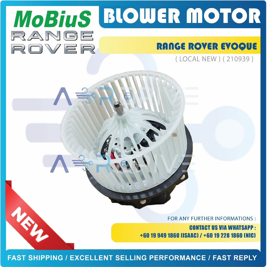 MOBIUS LOCAL RANGE ROVER EVOQUE BLOWER MOTOR 210939 | Shopee Malaysia