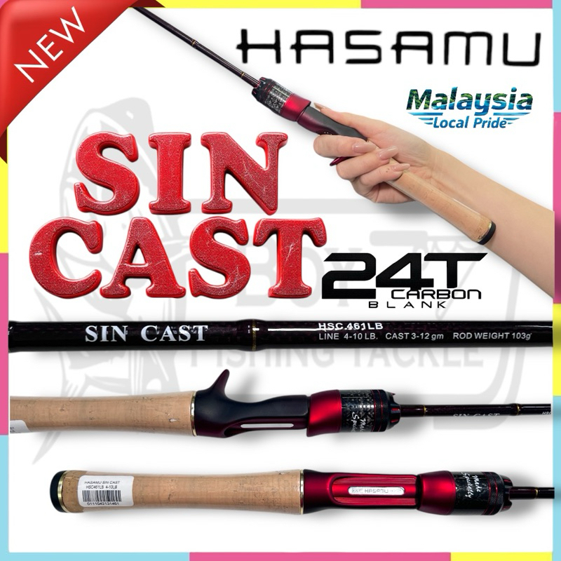 2025 HASAMU SIN CAST SINGLE HAND CASTING ROD BAITCASTING FIHISNH ROD ...