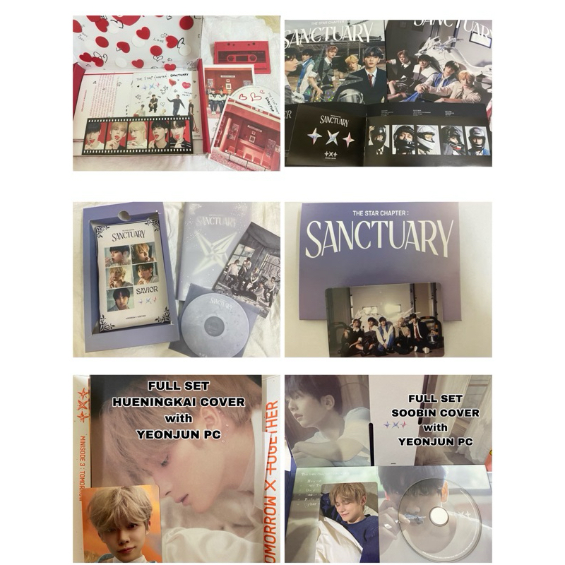 [READY STOCK] TXT SANCTUARY KNIGHT SAVIOR LOVER WEVERSE UNSEALED ALBUM ...