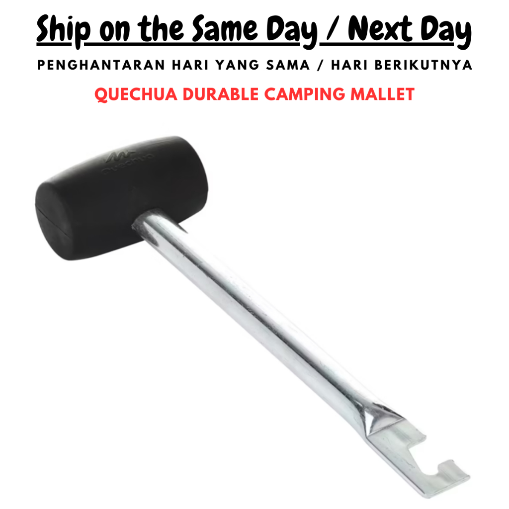 Qu3chu@ Camping Mallet Tent Peg Remover / Tukul Khemah / Tukul Pancang ...