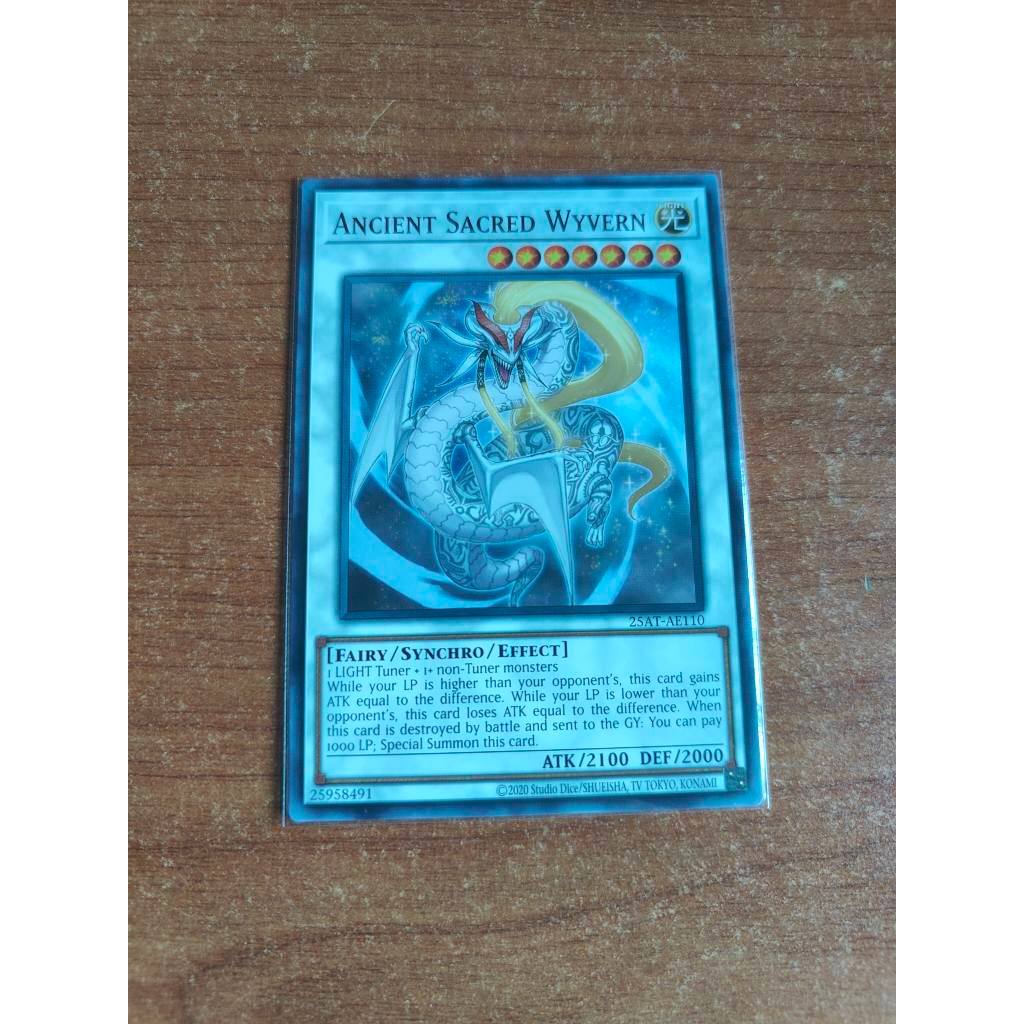 Yugioh : 25AT-AE110 Ancient Sacred Wyvern (COMMON) | Shopee Malaysia