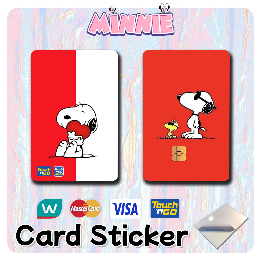 [ Snoopy ] Touch n Go Card Sticker TNG NFC Card / Watsons Card / ACCESS ...