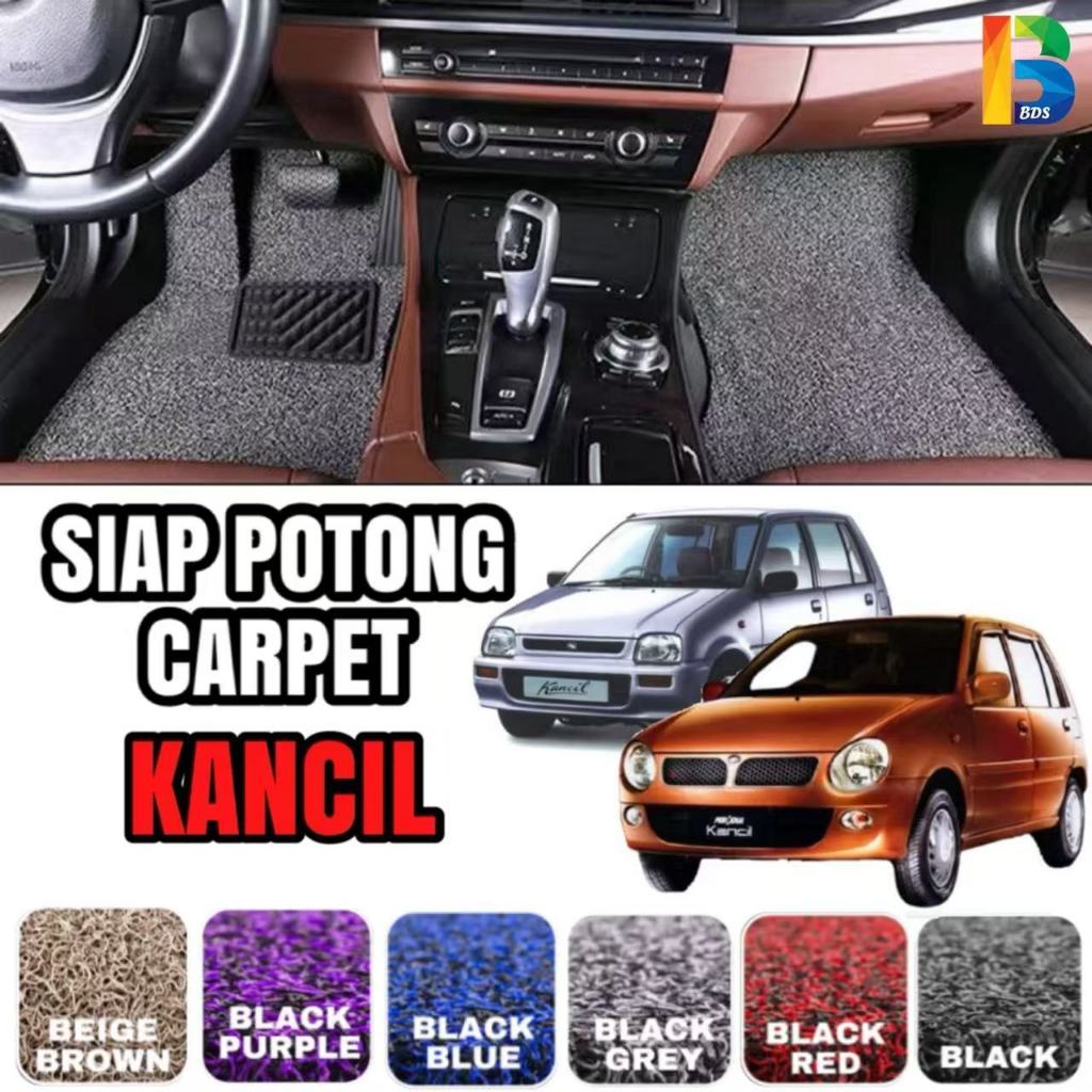 PERODUA KANCIL Precut Carpet 12MM & 18MM PVC Coilmat Magic Grip Karpet ...