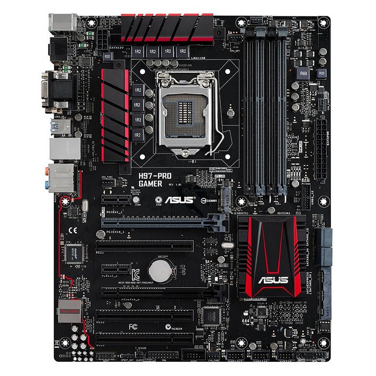 Asus H97-PRO Gamer Intel LGA-1150 (Support 4ᵗʰ/5ᵗʰ Intel Processor) ATX ...