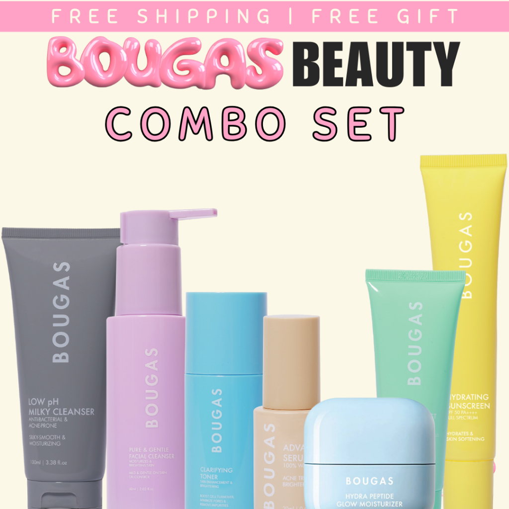 𝟐𝟎𝟐𝟓 BOUGAS BEAUTY COMBO SET | Bougas Beauty Cleanser Serum Scrub Toner ...
