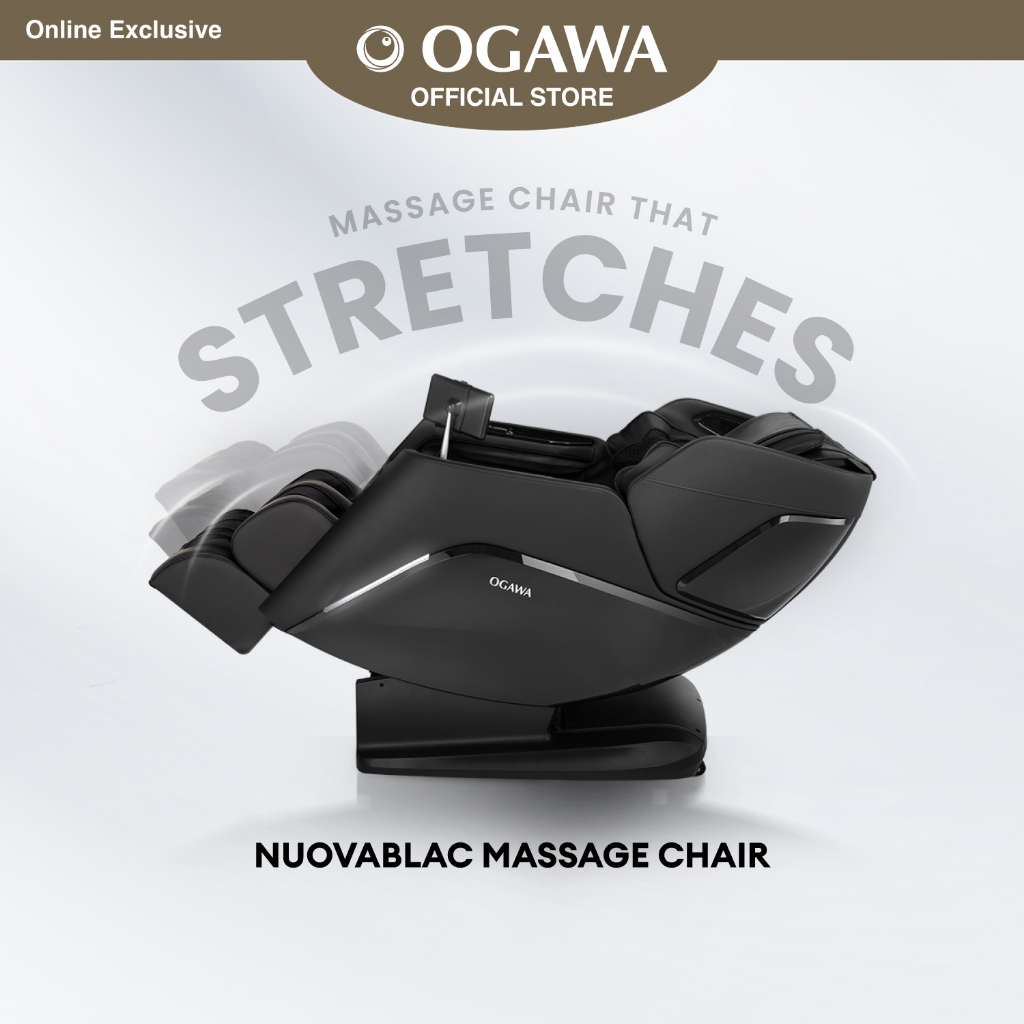 [New Arrival 2025] OGAWA NUOVABLAC Duo Comfort Massage Chair Free Evostep + 3in1 Leather Kit ...