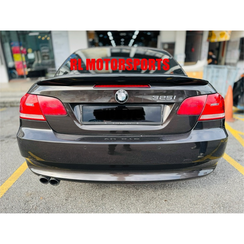 Bmw e92 e93 rear boot ducktail carbon fiber spoiler lip m3 m4 M sport ...