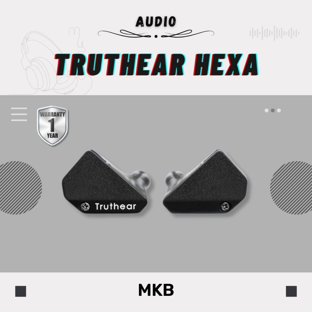 Truthear Hexa 1DD 3BA Hybrid High-End IEM DLP-3D Printed Cavity Dynamic ...