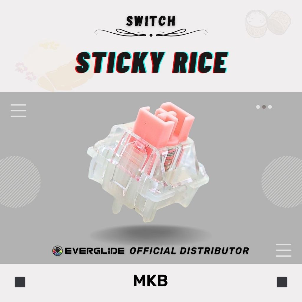Everglide Sticky Rice Magnetic Linear Switch For Magnetic Keyboard ...