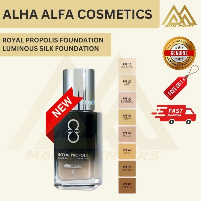 [ORIGINAL HQ] ALHA ALFA- LUMINOUS SILK FOUNDATION | Shopee Malaysia
