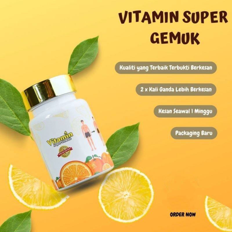 [Ready Stock] Vitamin Super Gemuk Original HQ Ubat Gemuk Berkesan ...