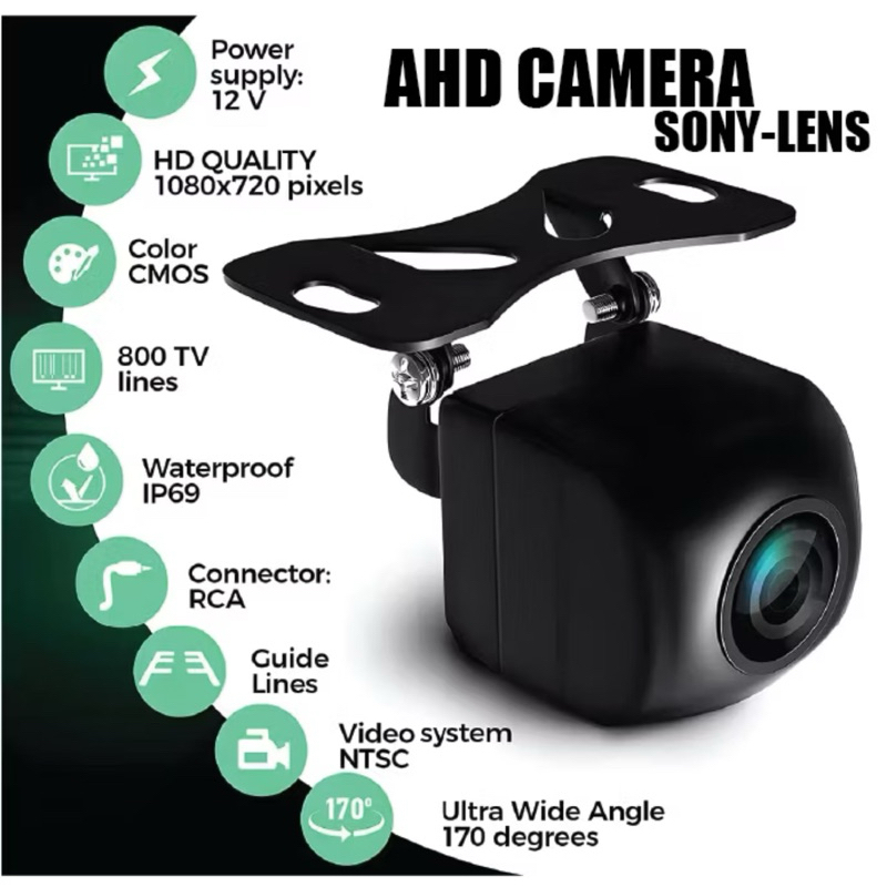 AHD car camera ( sony ) lens 170” veiw ｜ reverse camera | front side ...