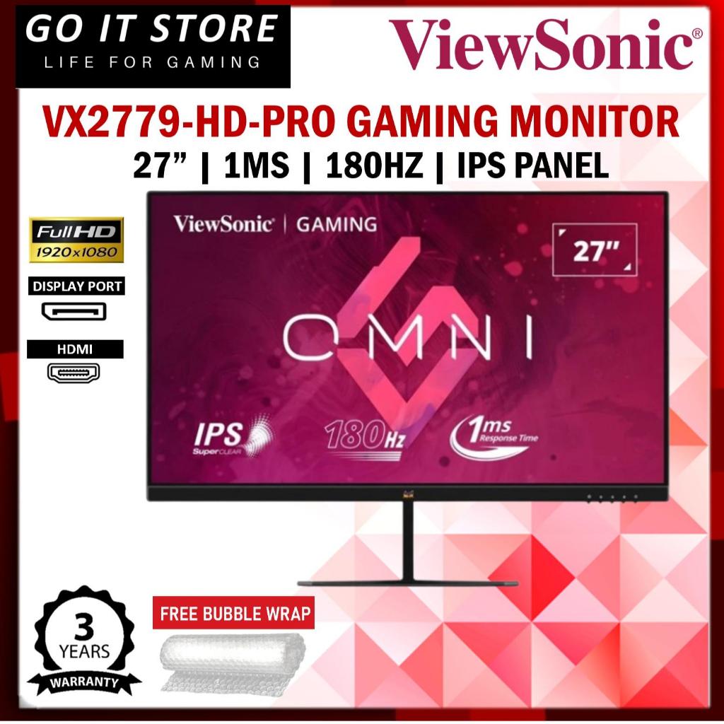 VIEWSONIC 27" VX2779-HD-PRO FHD 1MS 180Hz IPS GAMING MONITOR (HDMI / DP) | Shopee Malaysia