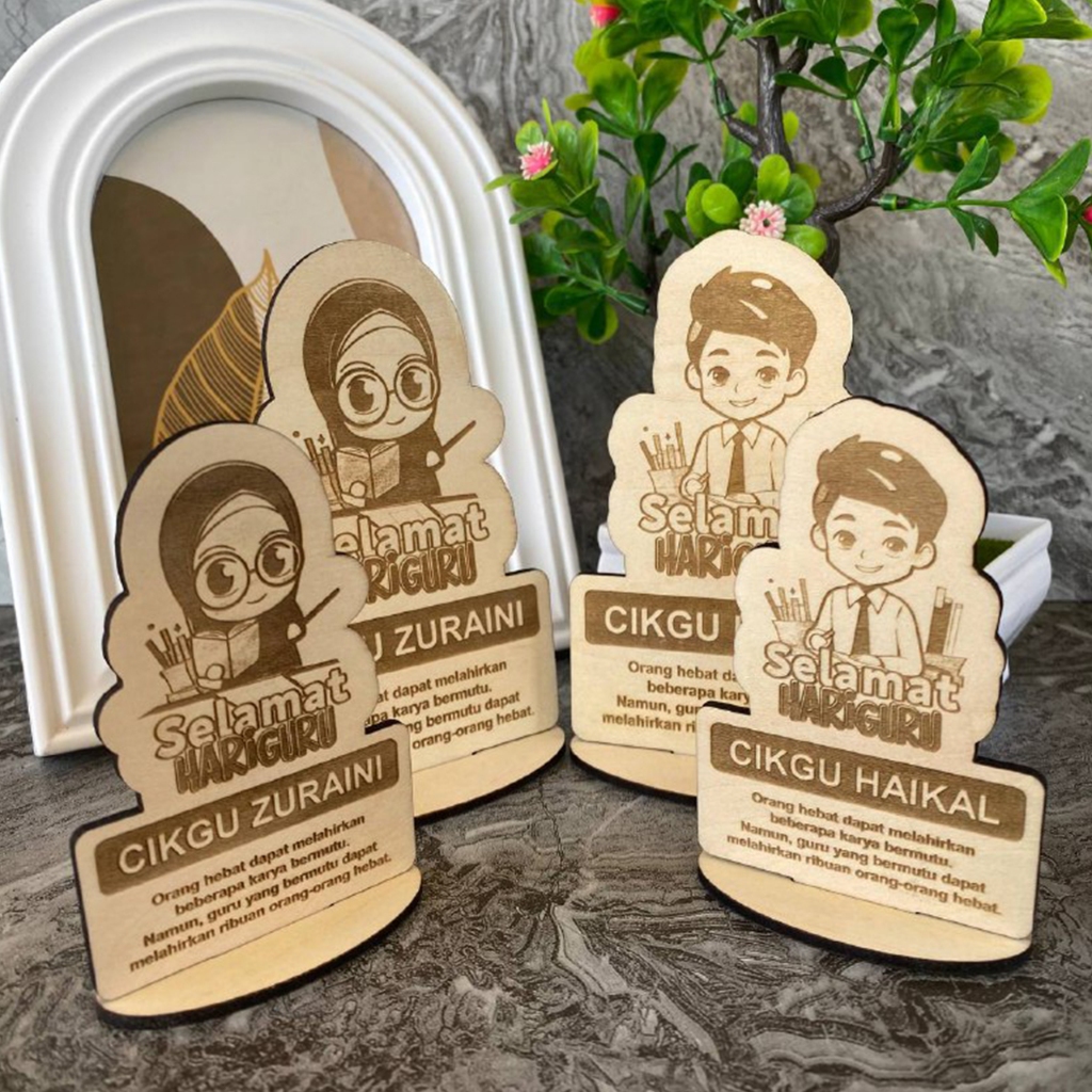 Mini Plaque l Teacher Day l Selamat Hari Guru l Hadiah | Shopee Malaysia