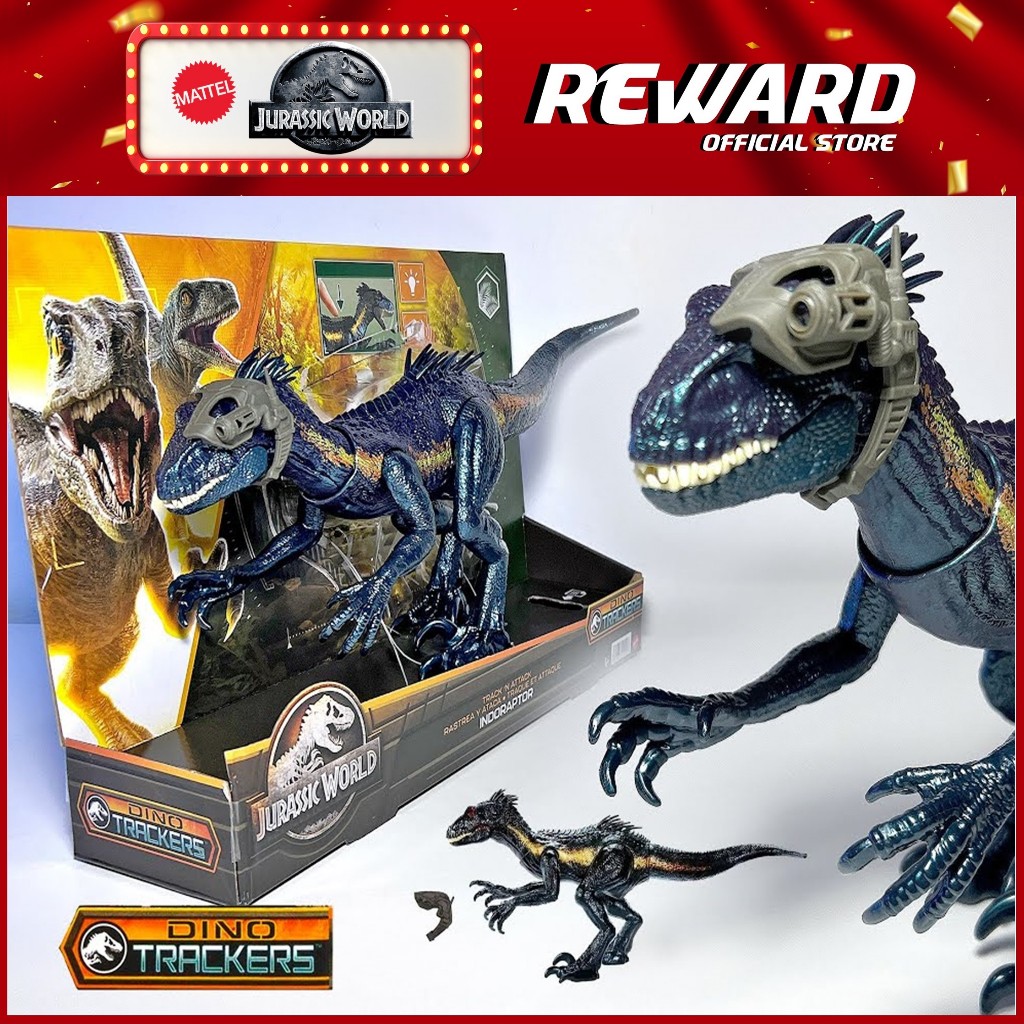 Jurassic World Dino Trackers - Track 'n Attack Indoraptor Action Figure ...