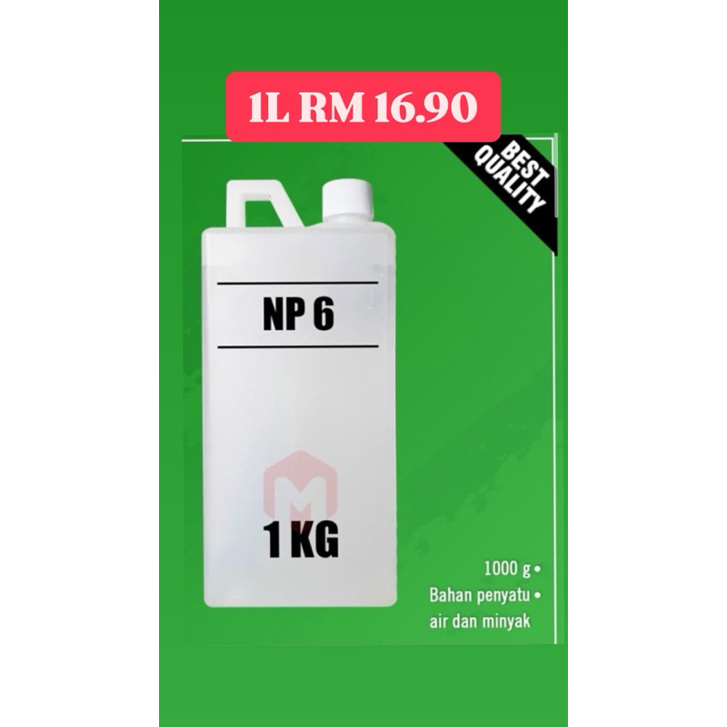 Nonylphenol Ethoxylate 6 (NP6) / 1L/5L | Shopee Malaysia