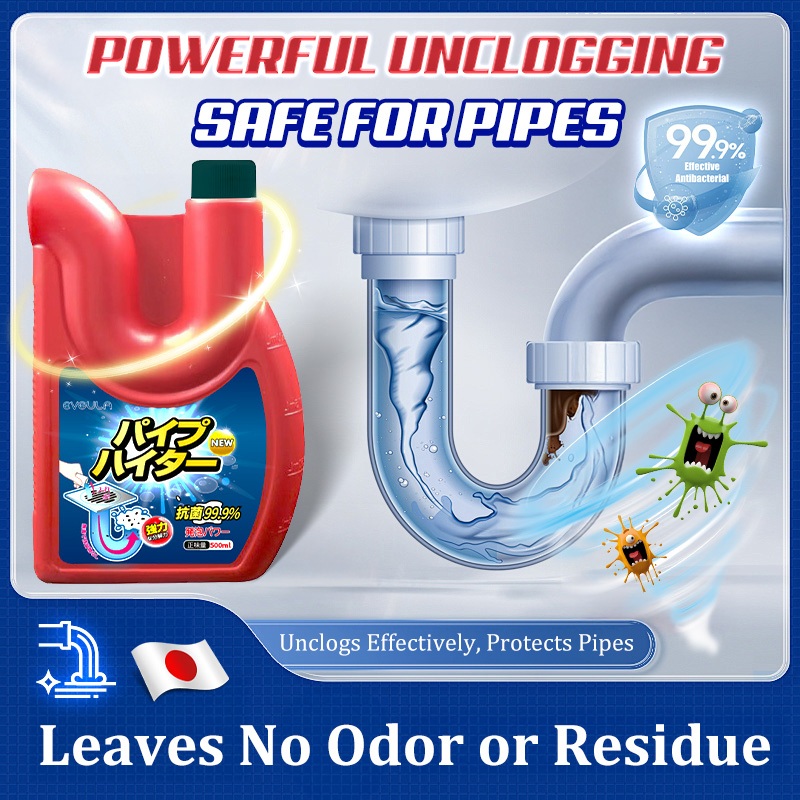 Pipe Cleaner Drain Clog Remover 管道疏通剂 Paip Tersumbat Powerful ...