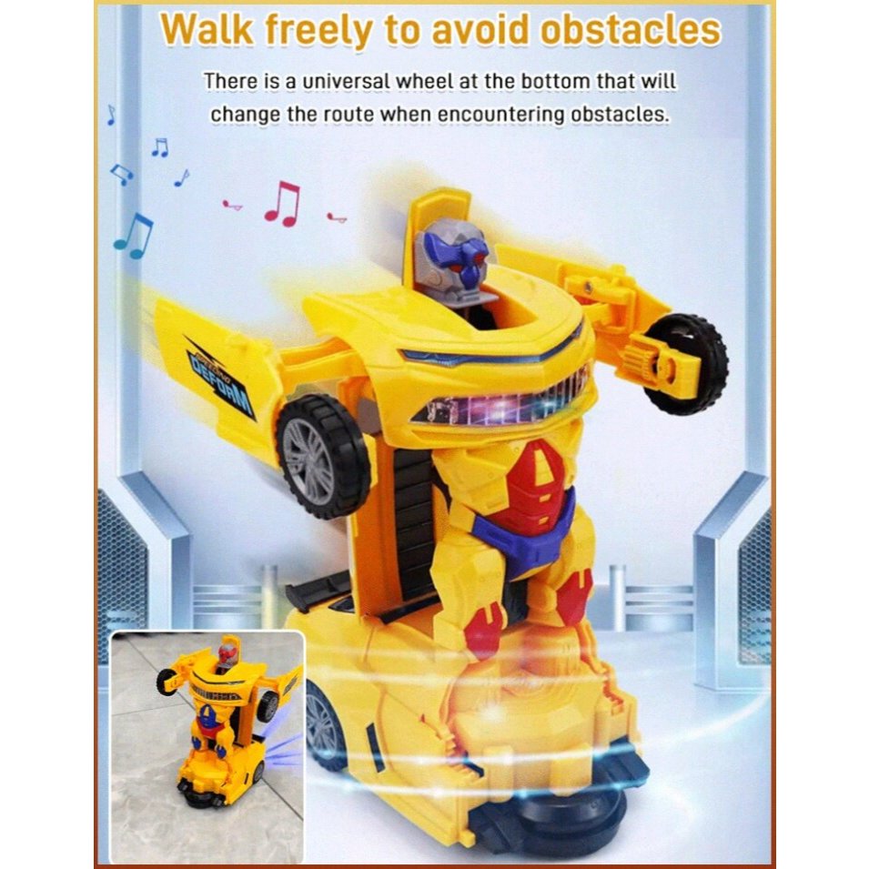 Bumblebee Transformers Steel Toy Electric Universal Robot Children's ...
