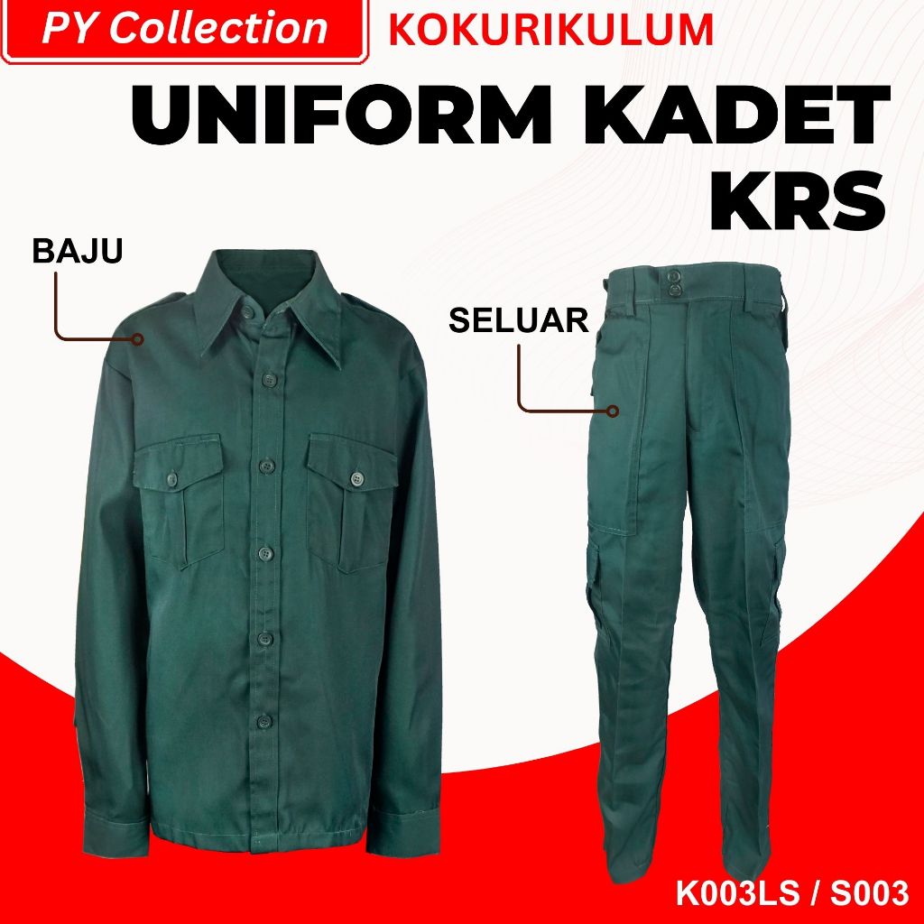 UNIFORM KADET REMAJA SEKOLAH KRS / SELUAR KADET REMAJA SEKOLAH KRS ...