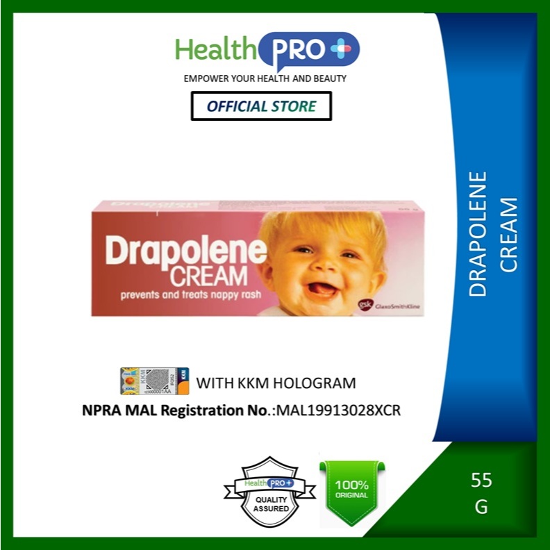 Drapolene Nappy Rash Cream 55g EXPIRY:06/2027 | Shopee Malaysia