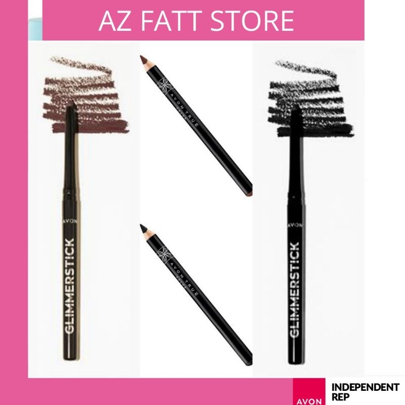 AVON Eye Liner - Glimmerstick & Ultra Luxury Eye Liner (Blackest Black ...