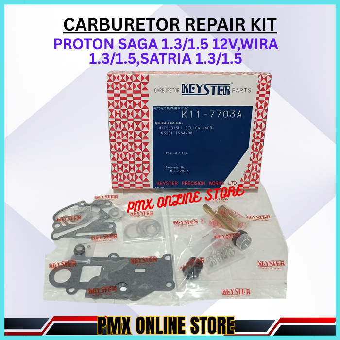 KEYSTER PROTON SAGA 12V ISWARA WIRA SATRIA CABURETOR REPAIR KIT (K11 ...