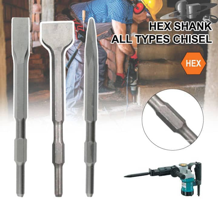 17MM CONCRETE CHISEL FOR DEMOLITION HAMMER (MEDIUM TYPE), POINTED ...