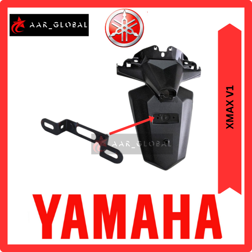 YAMAHA XMAX V1 250 BRACKET PLATE NUMBER MUDGUARD ORIGINAL | Shopee Malaysia