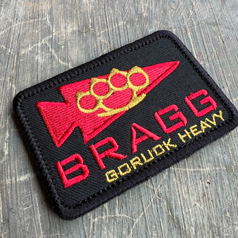 BRAGG Goruck Heavy embroidered patch | Shopee Malaysia