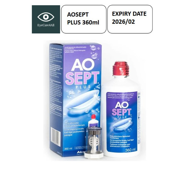 AOSEPT PLUS Sistem Penjagaan Kanta Sentuh 360ml | Shopee Malaysia