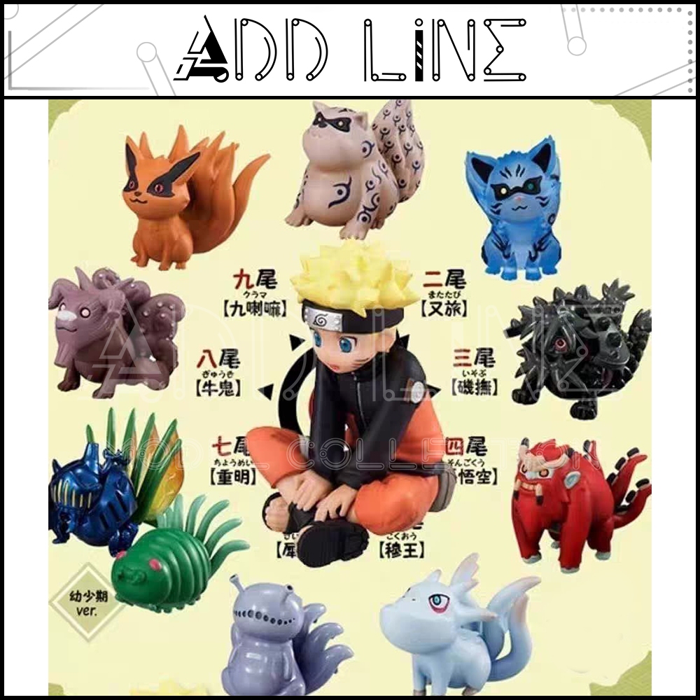 Uzumaki Naruto Tailed Beasts Bijuu Shukaku Gyuki Kurama Isobu Son Goku ...