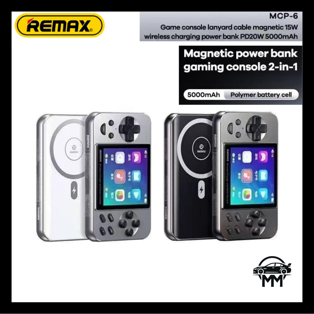 Remax MCP-6 5000mAh 2-in-1 20W Magnetic Console and Power Bank Super ...