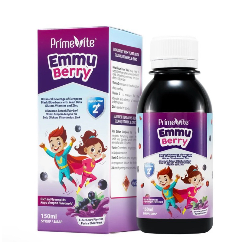 PrimeVite EmmuBerry (150ml) | Shopee Malaysia
