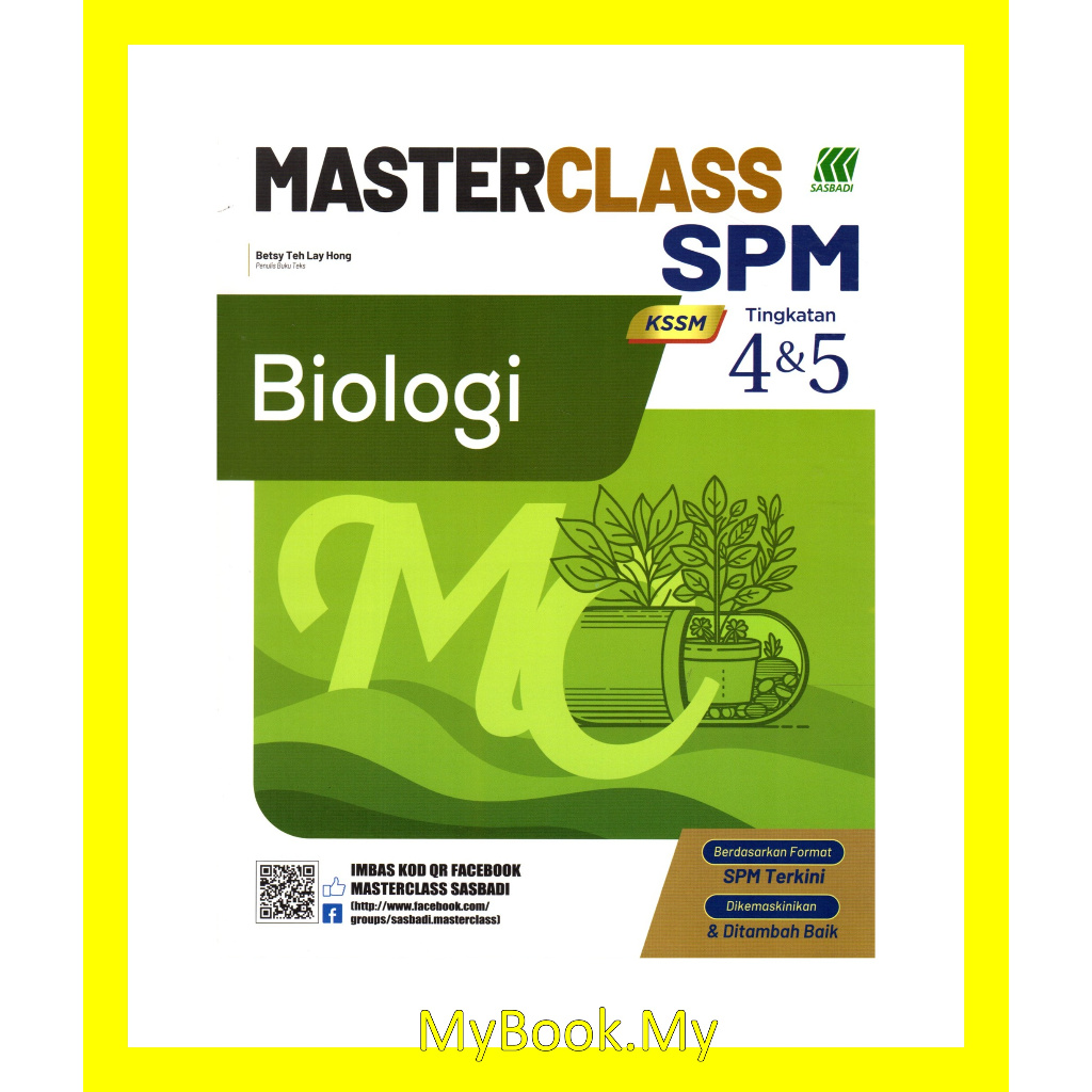 *BARU* MyB Buku Rujukan/Nota : Biologi - Masterclass Tingkatan 4&5 SPM (Sasbadi) | Shopee Malaysia