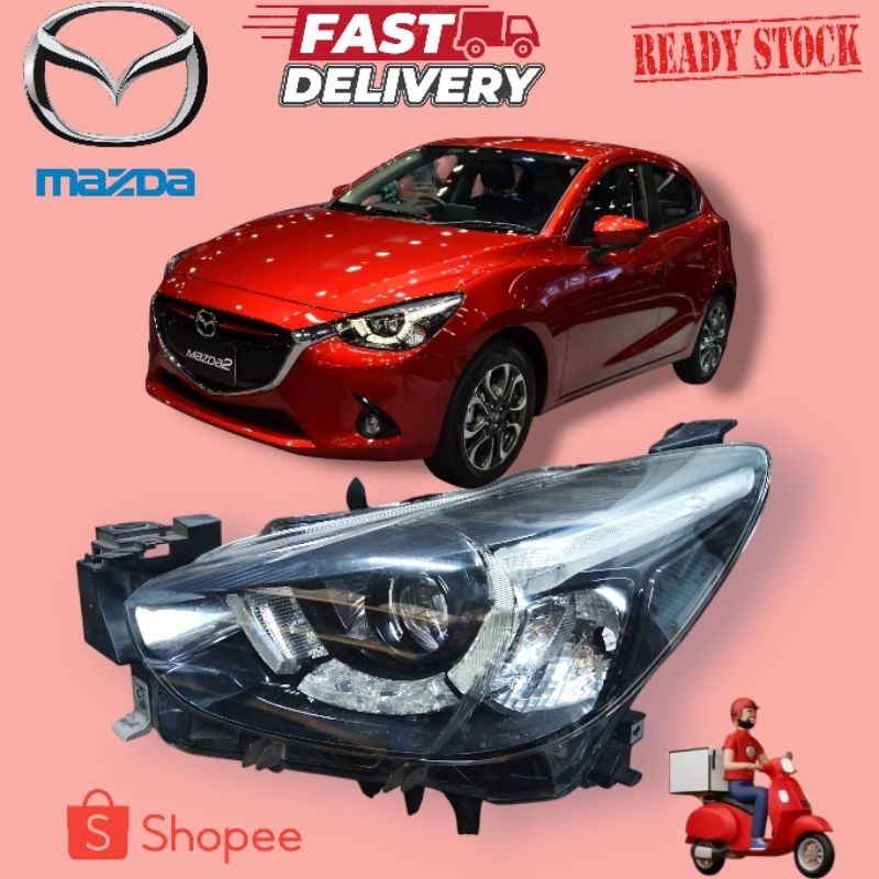 MAZDA 2 2015/2016/2017/2018 GENUINE HEADLAMP SKYACTIVE ( LED TYPE ...