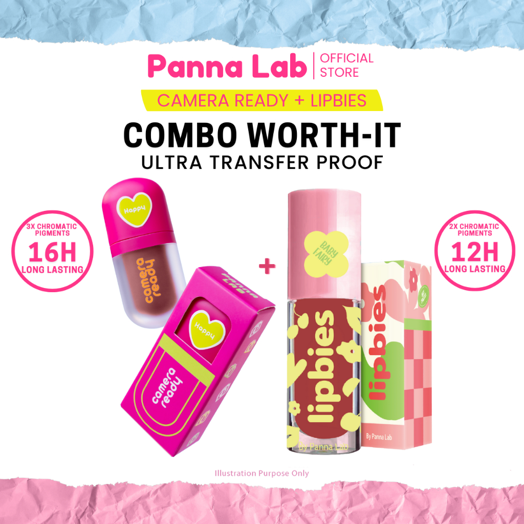 【MESTI BELI】PANNA LAB KOMBO LIPBIES & CAMERA READY LIPMATE [MATTE ...