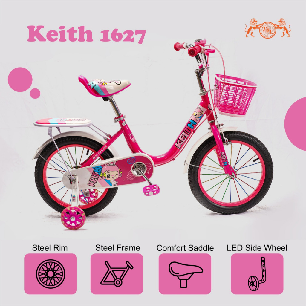 KEITH 1627 CHILDREN BIKE 16“ (SIAP PASANG) | Shopee Malaysia