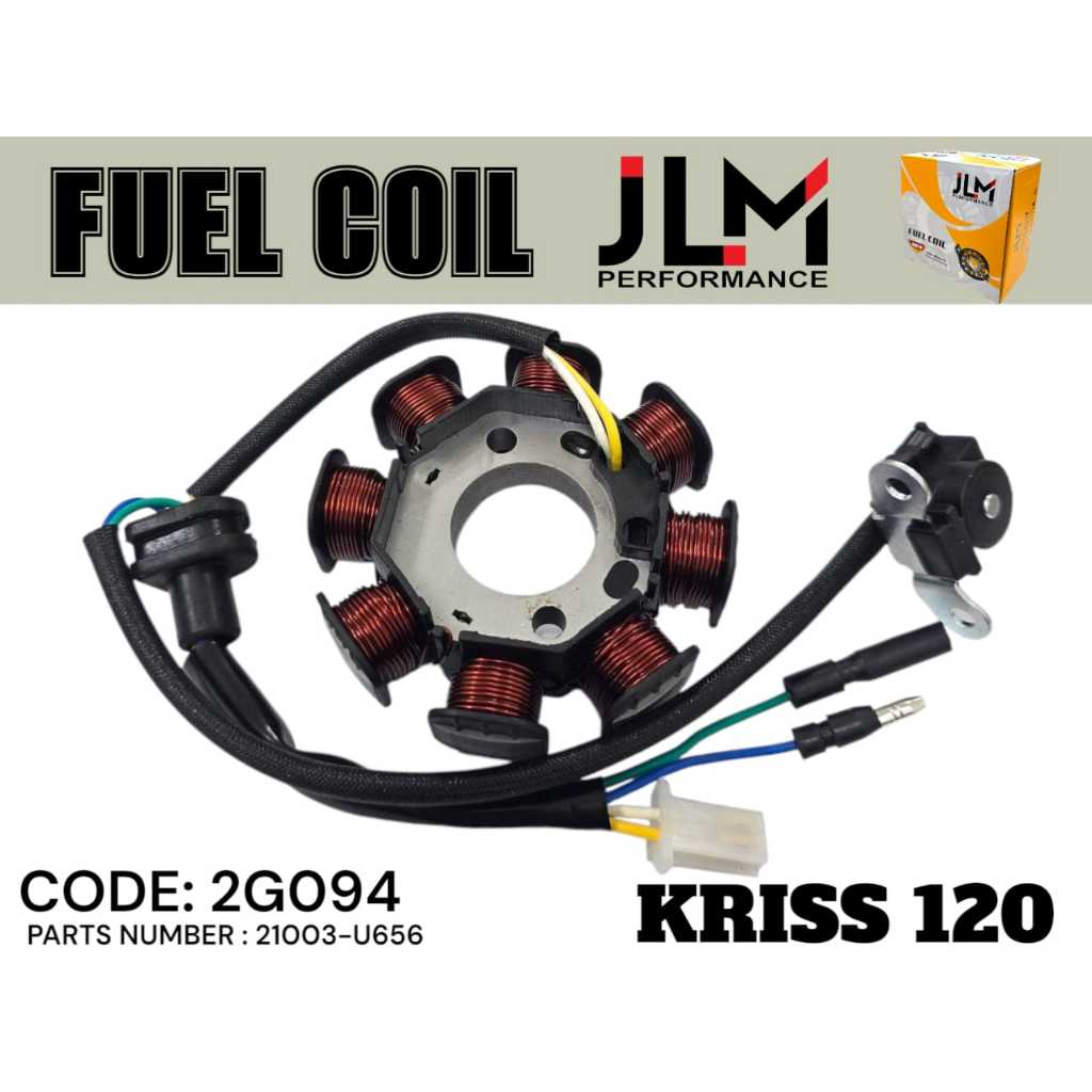 JLM MODENAS KRISS120 KRISS 120 MAGNET COIL FUEL COIL K120 21003-U656 ...