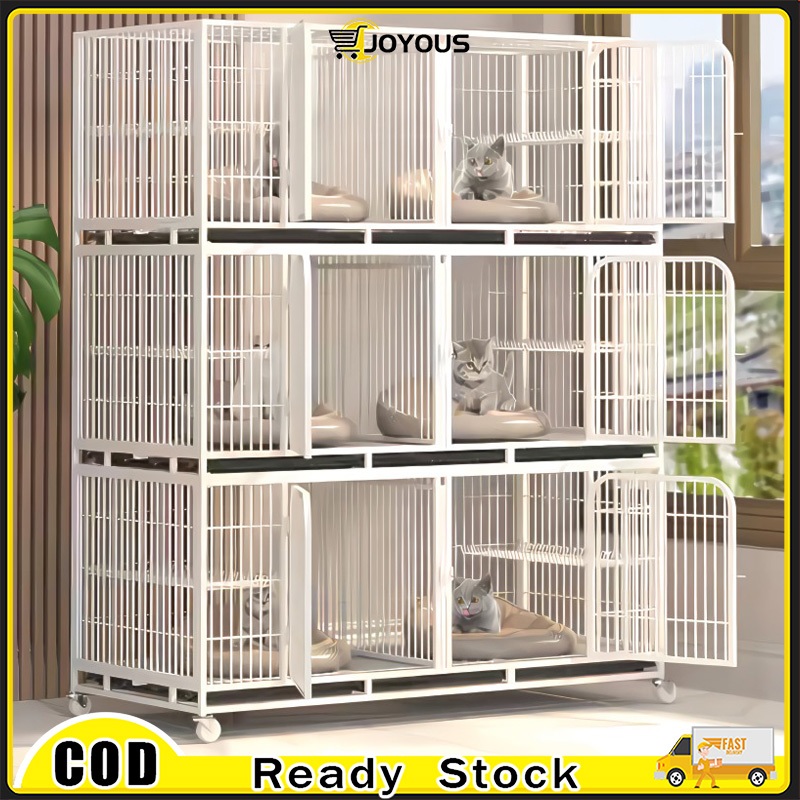 Sangkar Kucing Besar Murah Movable Cat Cage With Partition Large ...