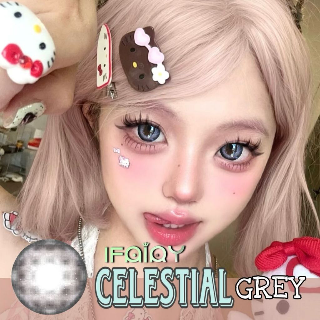 BIGEYE 20MM i.Fairy Celestial Grey Korea Color Contact Lens Softlens ...
