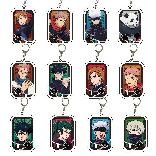 Jujutsu Kaisen Square Shape Design Acrylic Keychain Collection Gojo ...